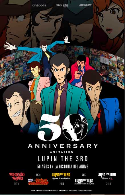 CELEBRA EL 50 ANIVERSARIO DE LUPIN THE THIRD con sus mejores películas ...